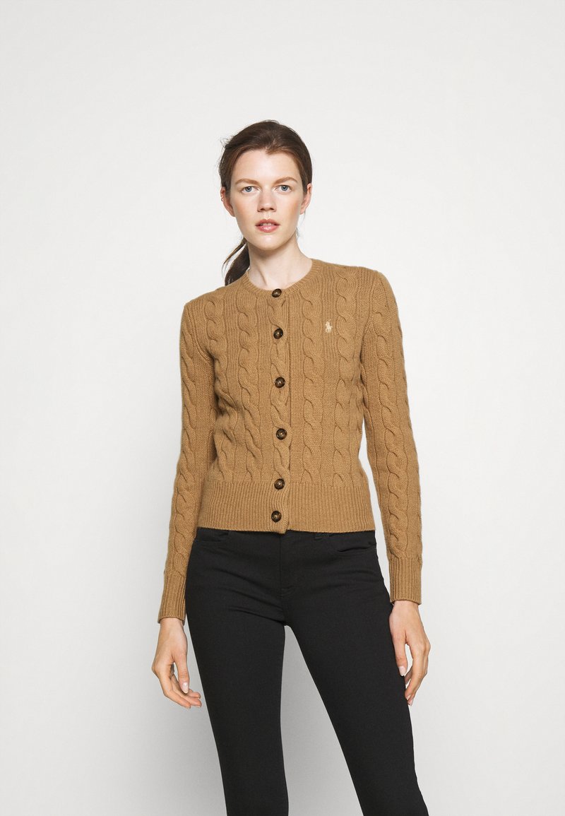 Polo Ralph Lauren Long Sleeve Kardigan Camel Melange Wielbłądzi