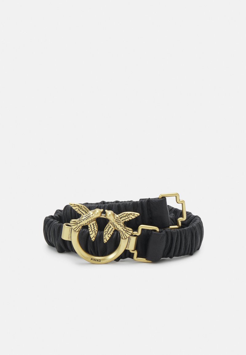 Pinko ONDINA RUFFLE - Waist belt - black - Zalando