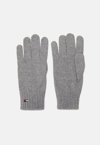Tommy Hilfiger ESSENTIAL FLAG GLOVES - Fingerhandschuh - mid grey melange/grau - Zalando.at