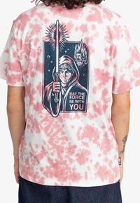 Element LUKE - T-Shirt print - pink tie dye/pink - Zalando.de