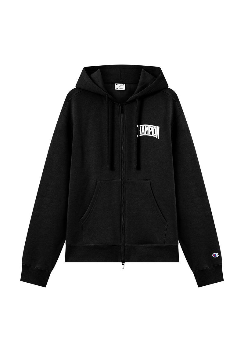 Champion HOODED STATE OF PLAY - Zip-up sweatshirt - black - Zalando