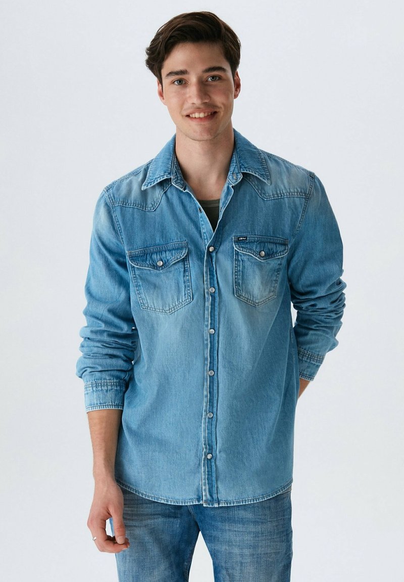 LTB ROHAN X UNDAMAGED WASH - Camicia - light blue/celeste - Zalando.it