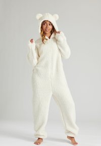 Loungeable BORG ALL-IN-ONE WITH EARS - Pyjama - cream/offwhite - Zalando.at