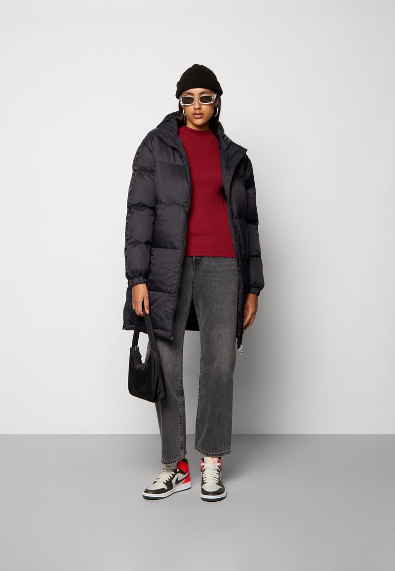 Fila BERISLAV LONG PADDED COAT - Wintermantel - moonless night/schwarz ...