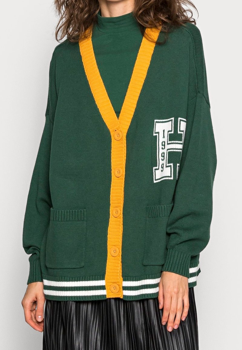 Hollister Co. Cardigan - dark green - (Pre-owned) - Zalando