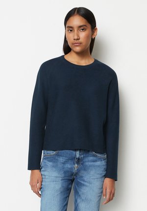 Marc O'Polo LONGSLEEVE ROUND NECK - Neule - night sky/tummansininen ...