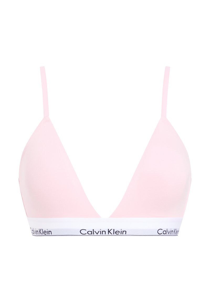 Calvin Klein Underwear Triangle bra - buff pink/off-white - Zalando.co.uk
