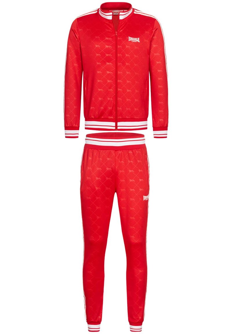 Lonsdale SET - Tracksuit - red white/red - Zalando.de
