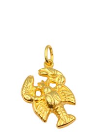 MUAU Schmuck STERNZEICHEN KREBS - Anhänger - gelbgold-coloured/gelb ...