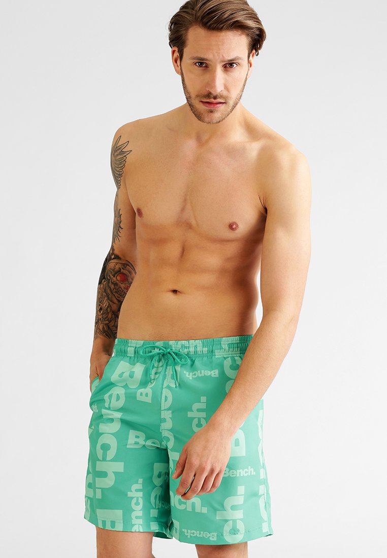 Bench Badeshorts - green long/grün - Zalando.de