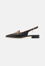 AIGNER ALINA - Slippers - black/fango/svart - Zalando.no