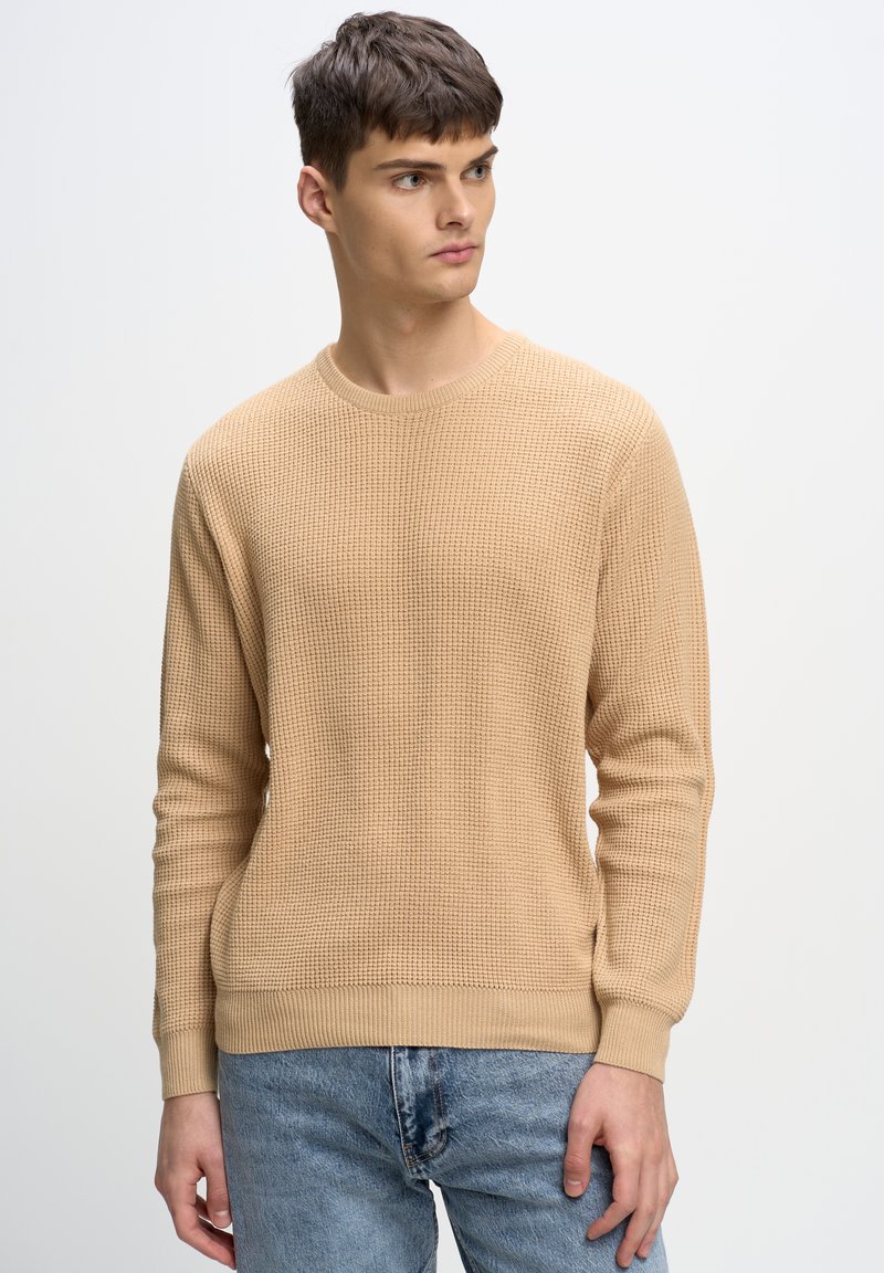 Big Star STANSON - Strickpullover - beige - Zalando.at