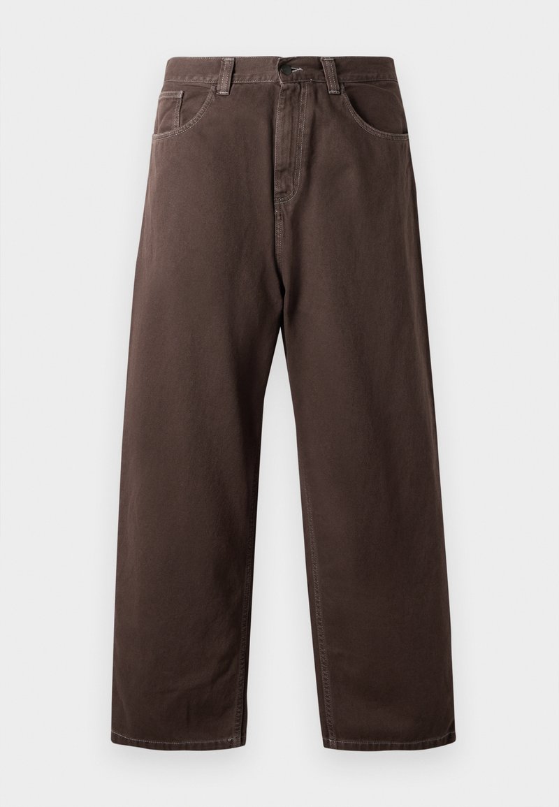 Carhartt WIP BRANDON - Pantaloni - palisander stone dyed/marrone ...