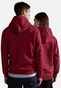 Napapijri B-TELEMARK H 1 - Hoodie - vint amaranth/rood - Zalando.nl