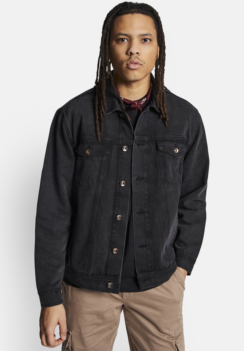 Redefined Rebel DUNCAN - Kurtka jeansowa - dust black/czarny - Zalando.pl