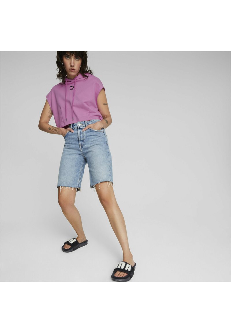 Puma LEADCAT - Slip-ins - black white/svart - Zalando.se