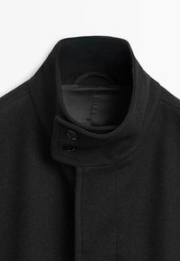 Massimo Dutti Classic coat - black - Zalando.co.uk