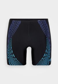 Speedo MENS DUO LOGO PRINT MID JAMMER - Zwemshorts - black/pop/picton ...