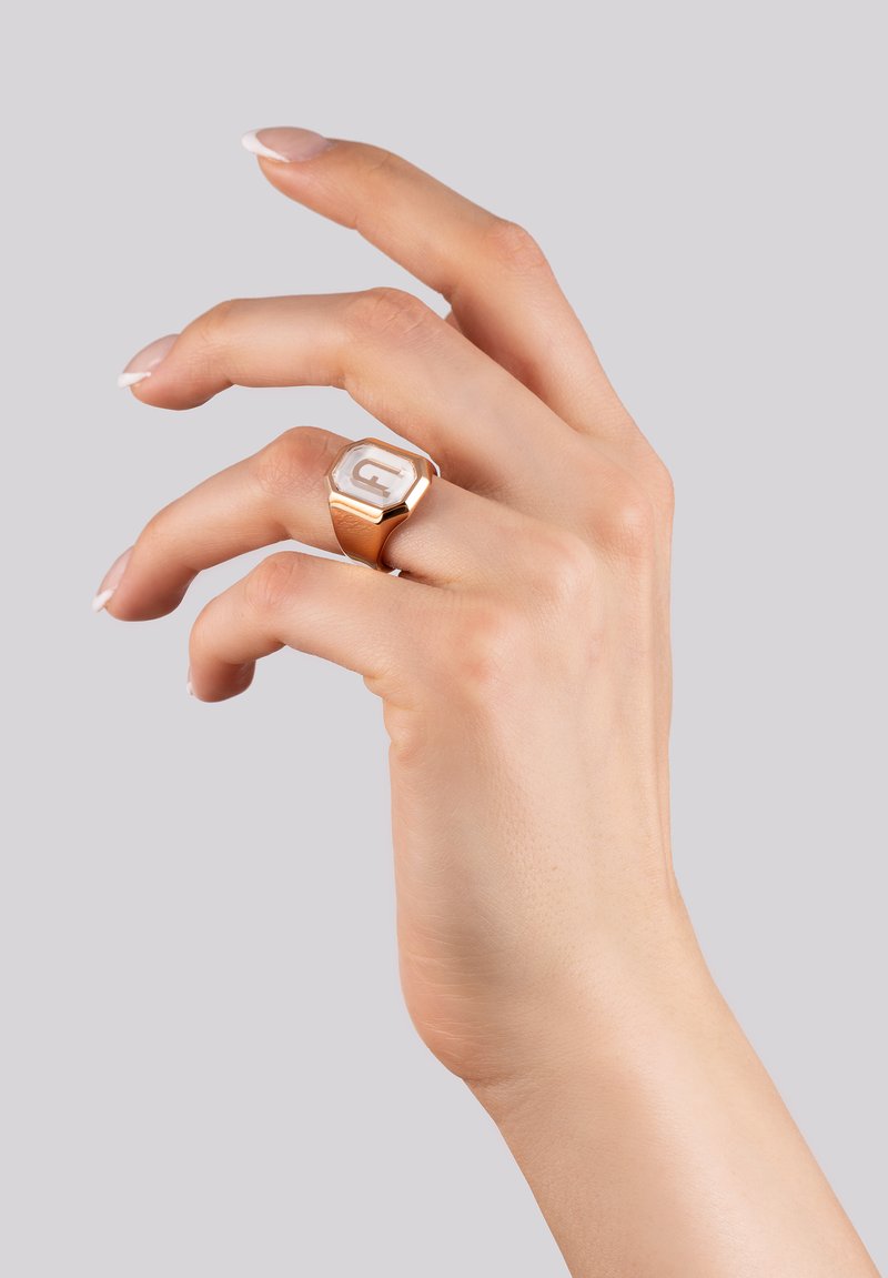 Furla FURLA OCTAGONAL - Ring - rose gold/rose gold-coloured - Zalando.de
