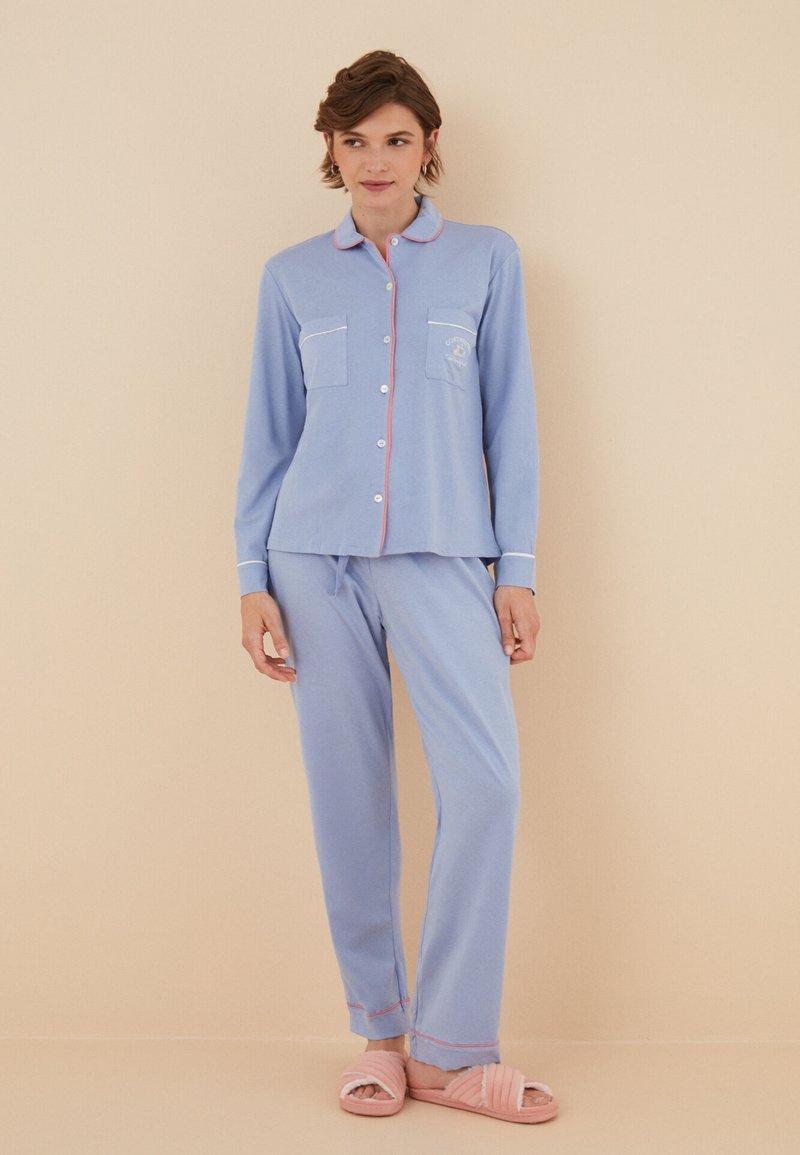 women'secret BREAKFAST - Pyjama set - blue - Zalando