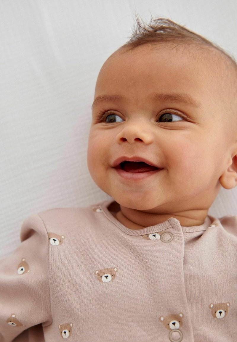 Next 5 PACK PRINTED SLEEPSUITS (0-3YRS) - Strampler - nude/beige ...