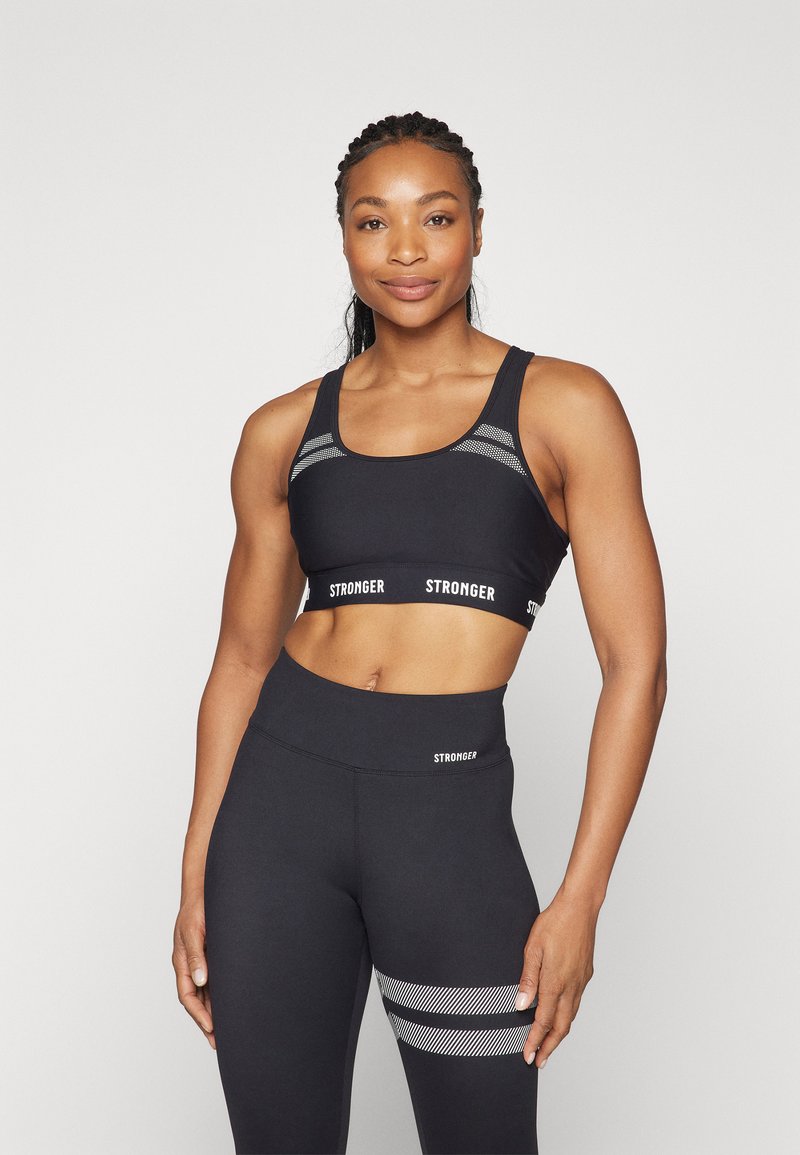 Stronger HERO SPORTS BRA - Sports-BH'er med høj støtte - black/sort ...