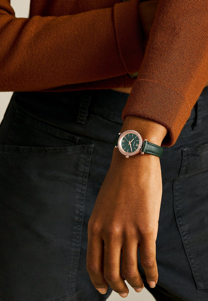 Fossil TRADIITIONAL CARLIE - Reloj - green/verde - Zalando.es