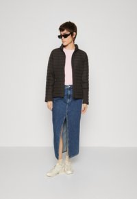 Calvin Klein PACKABLE SUPER PADDED JACKET - Daunenjacke - black/schwarz ...