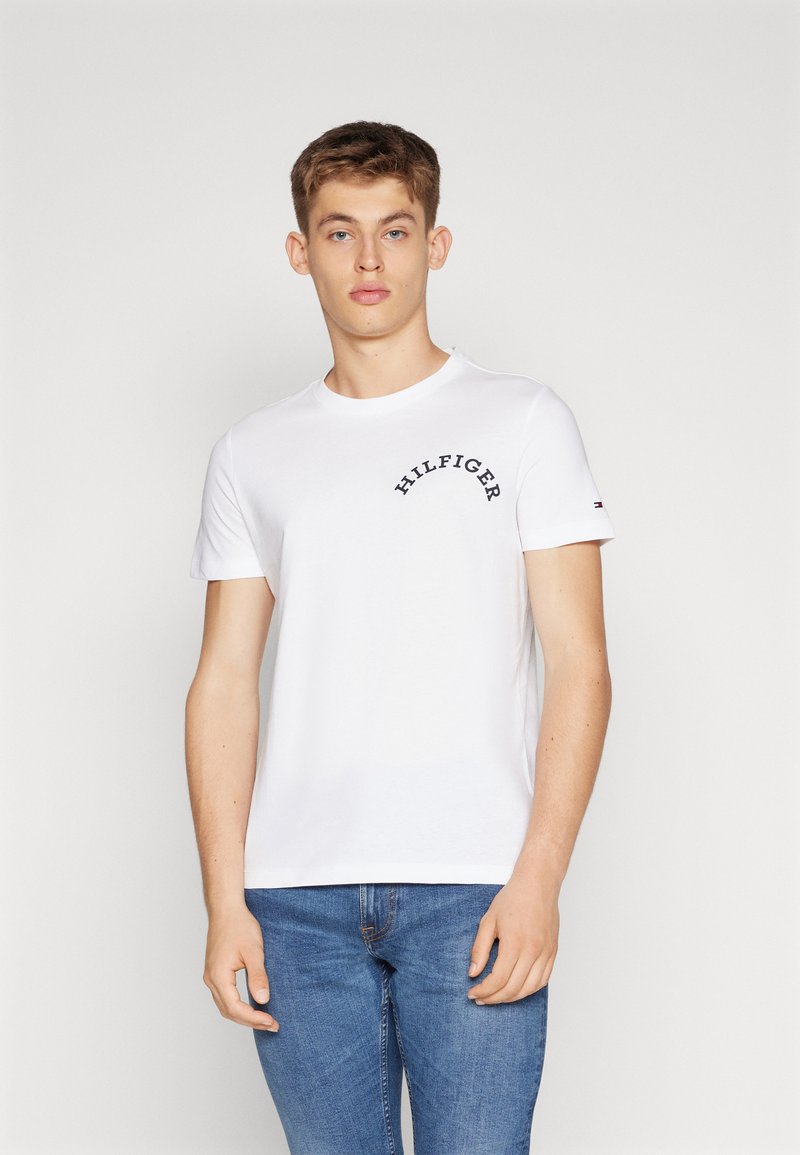 Tommy Hilfiger MONOTYPE BACK - Print T-shirt - white - Zalando
