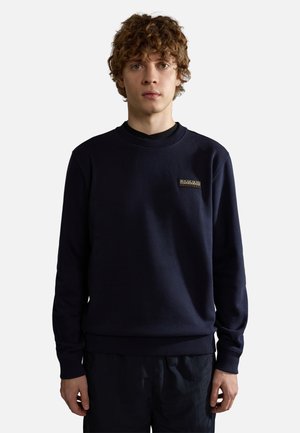 Napapijri BIAATO H - Felpa con cappuccio - blu mazarin ba/blu scuro ...