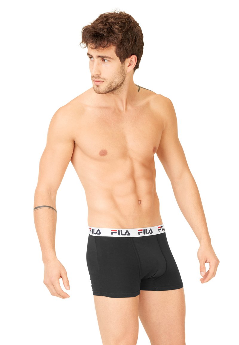 Fila 4 PACK - Panties - black/schwarz meliert - Zalando.de