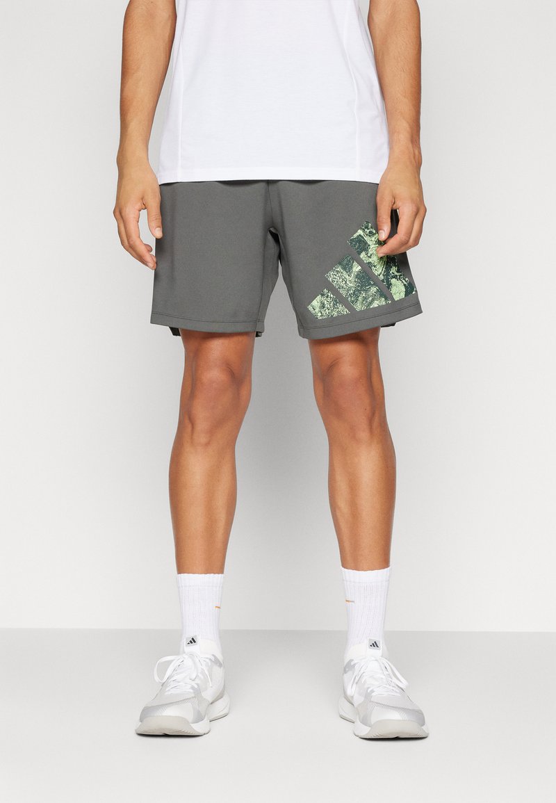 adidas Performance WORKOUT LOGO - Pantaloni scurți - legend ivy/black ...