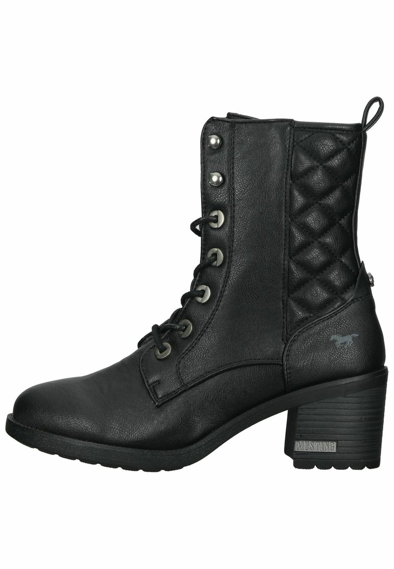 Mustang Lace-up ankle boots - schwarz/black - Zalando.ie