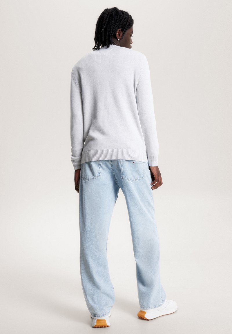 Tommy Jeans ESSENTIAL CREW NECK - Jumper - mottled grey - Zalando.co.uk