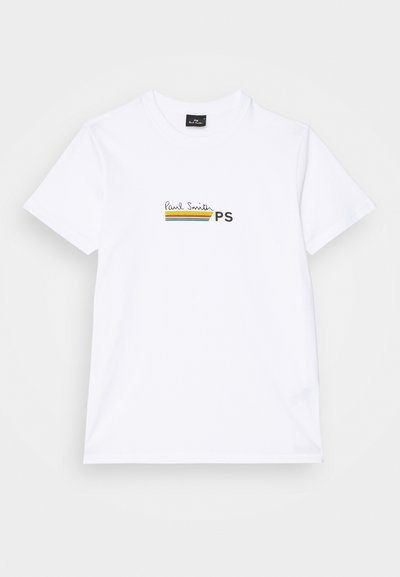 PS Paul Smith MENS STRIPE - T-Shirt print - white/weiß - Zalando