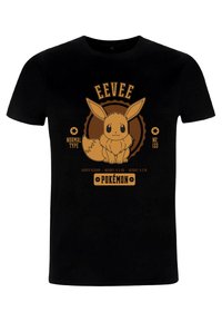 Pokemon POKÉMON COLLEGIATE EEVEE - Triko s potiskem - black/černá ...