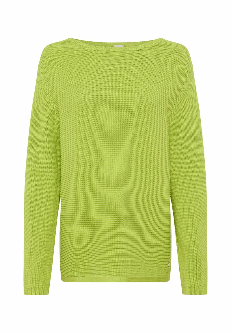 BRAX STYLE LESLEY - Strickpullover - moss pearl/hellgrün - Zalando