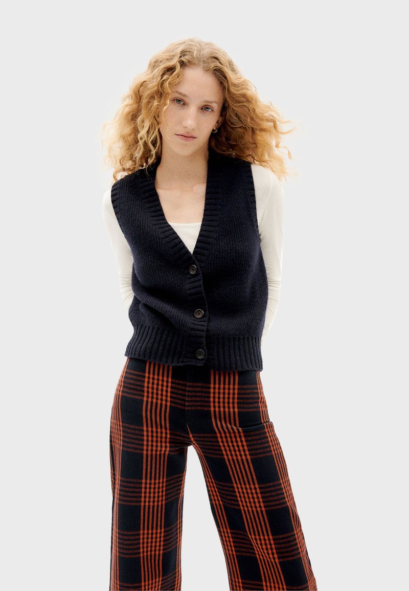 Thinking Mu GINGER - Chaleco - navy blue/azul marino - Zalando.es