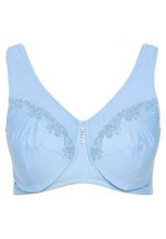 Ulla Popken SUPPORT BRA WITHOUT UNDERWIRE - Bøjle-bh - light blue/blå ...