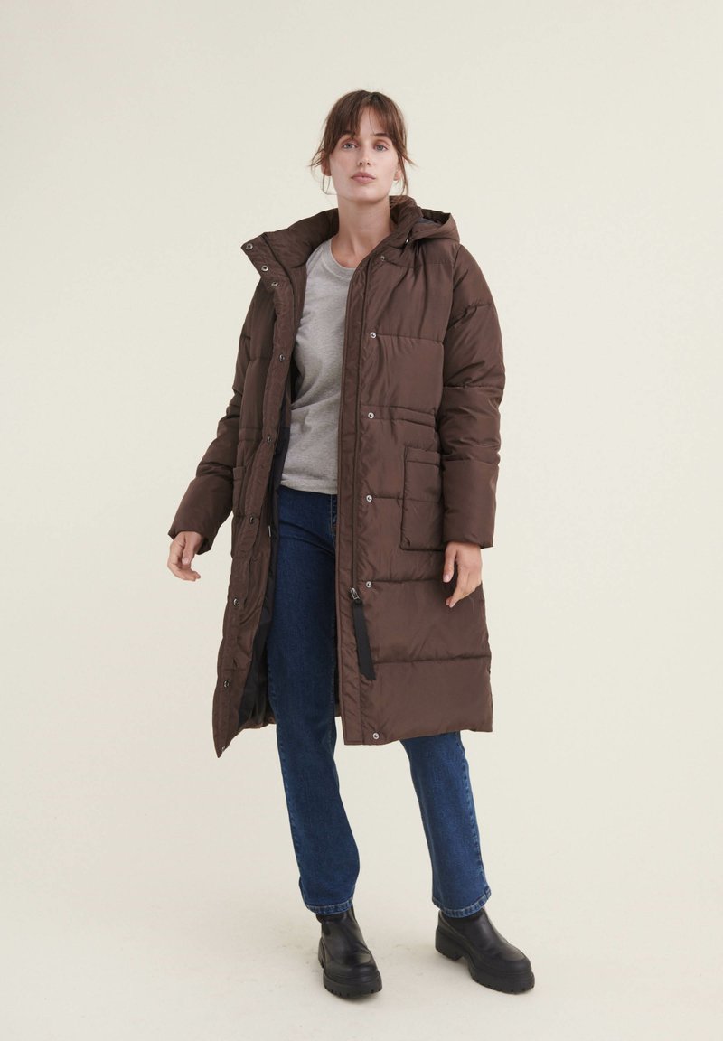 Basic Apparel DAGMAR - Wintermantel - chocolate/donkerbruin - Zalando.be