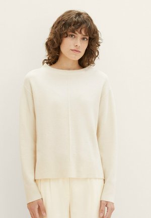 TOM TAILOR Strickpullover - dusty beige/beige - Zalando.de