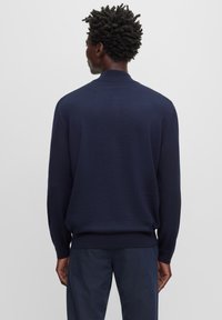 BOSS BALONSO - Strickjacke - dark blue/dunkelblau - Zalando.ch
