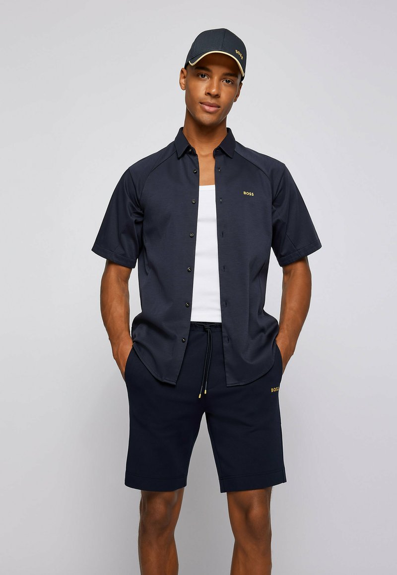 BOSS BOLD - Cap - mottled dark blue/royal blue - Zalando