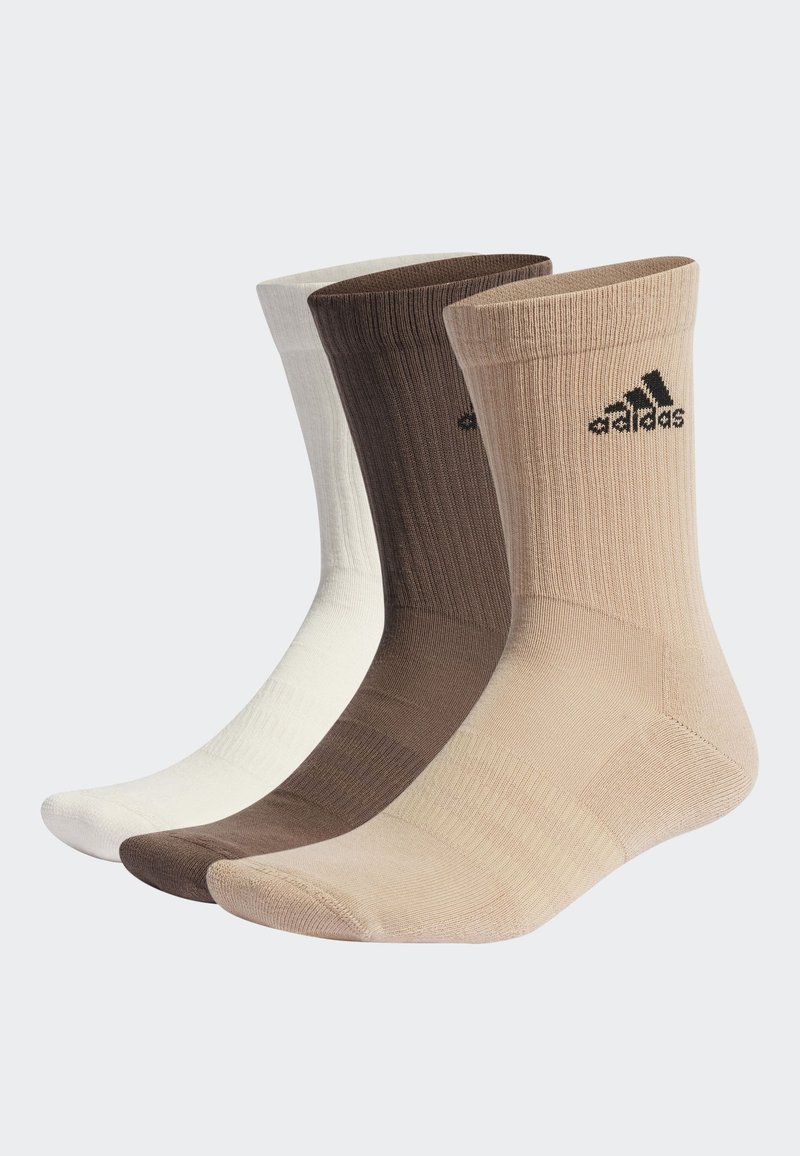 adidas Performance UNISEX 3 PACK - Calze sportive - white magic beige ...