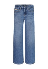 Calvin Klein Jeans WIDE - Jean boyfriend - soft blue/denim bleu ...