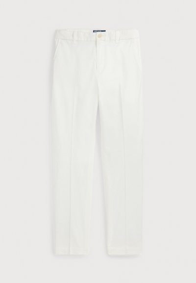 Polo Ralph Lauren CROPPED SLIM FIT TWILL CHINO PANT - Chinos - warm white/hvit - Zalando.no