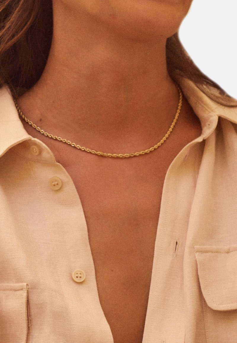 EDBLAD ROPE CHAIN TWISTED - Collar - gold-coloured/dorado - Zalando.es