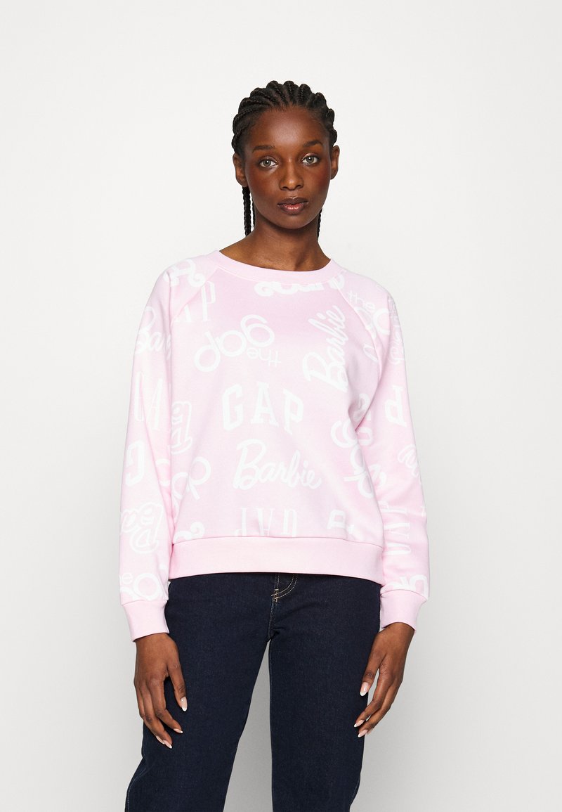 GAP Petite BARBIE MAT X GAP FRNCH EXCL PO HD - Sweatshirt - pink print ...