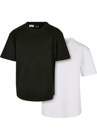 Urban Classics 2 PACK - T-Shirt basic - white black/weiß - Zalando.ch