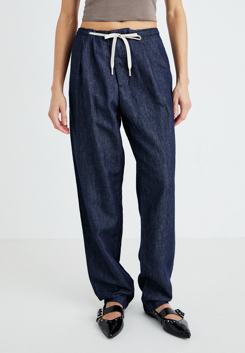 Replay PANTS - Jeans Relaxed Fit - dark blue/dark-blue denim - Zalando.de